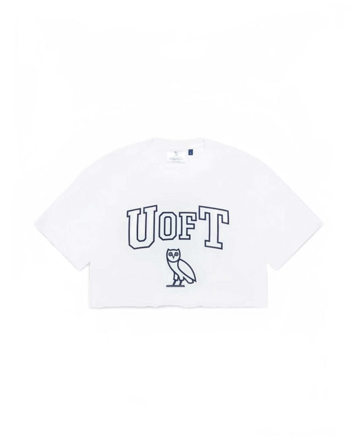 OVO × University of Toronto Merch 2022 Cropped White T-Shirt | WHAT’S ...