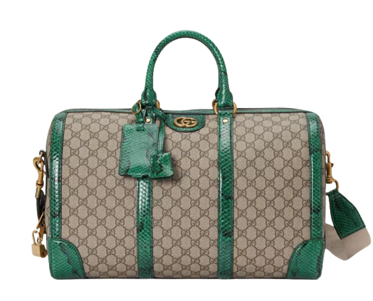 Gucci Python Trim Duffle Bag | WHAT’S ON THE STAR?