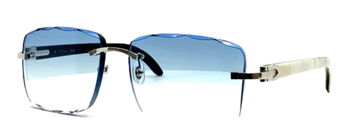 Cartier Buffalo Horn Sapphire Gradient Glasses | WHAT’S ON THE STAR?