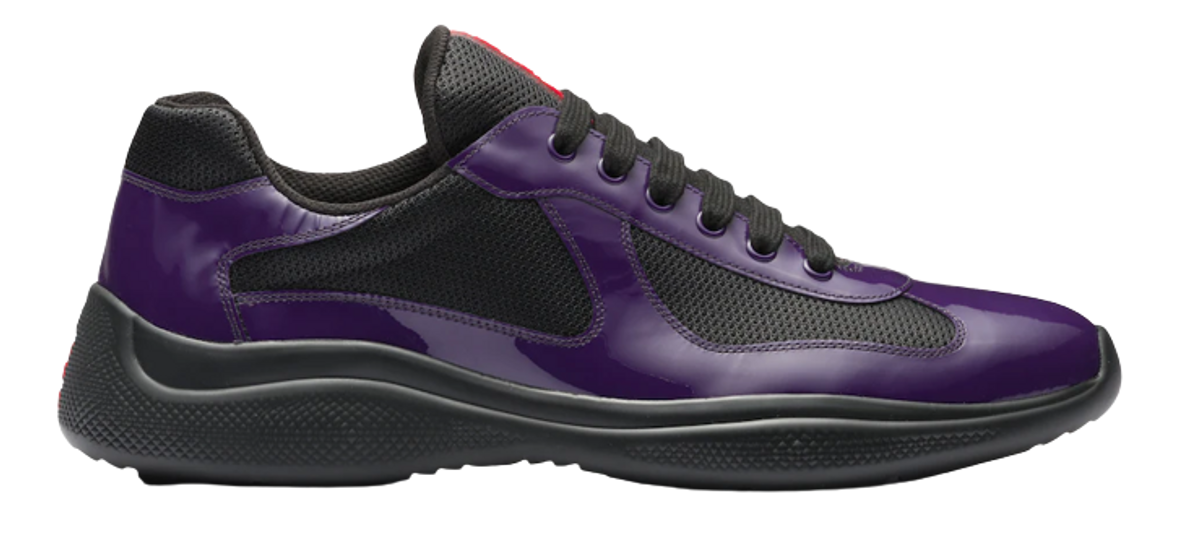 Prada Violet America's Cup Low-top Sneakers | WHAT’S ON THE STAR?