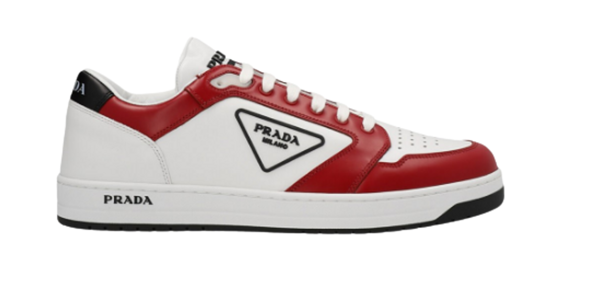 Prada District White Red Sneakers | WHAT’S ON THE STAR?