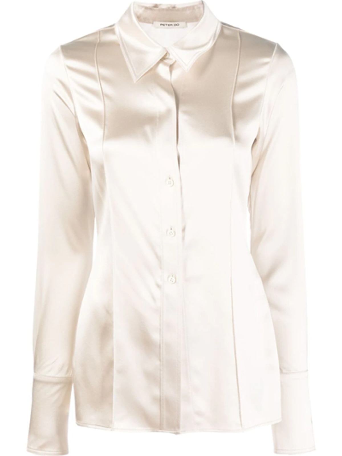 Peter Do Women's Plunge-Neck Silk-Blend Shirt | WHAT’S ON THE STAR?