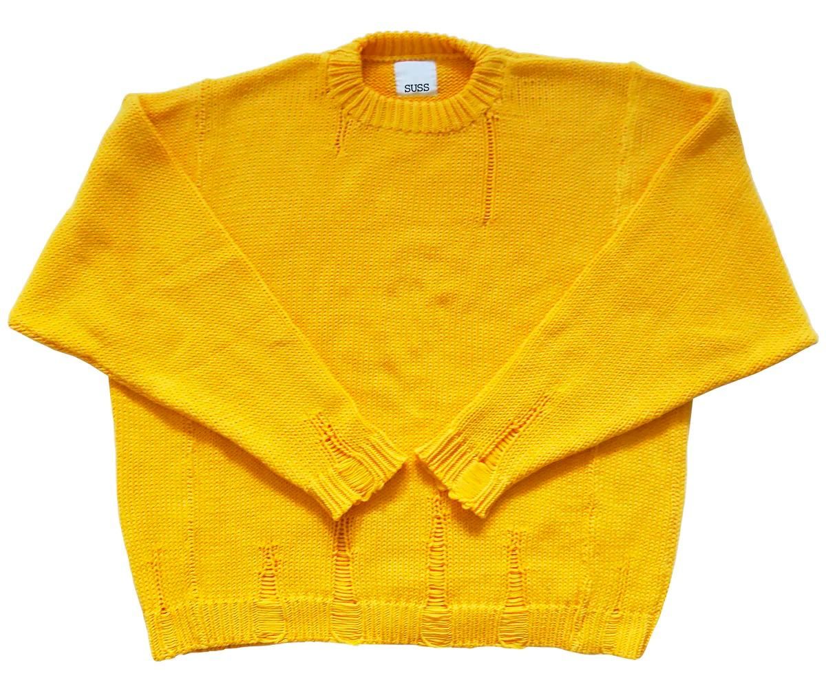 Suss Yellow Deconstructed Sweater | WHAT’S ON THE STAR?