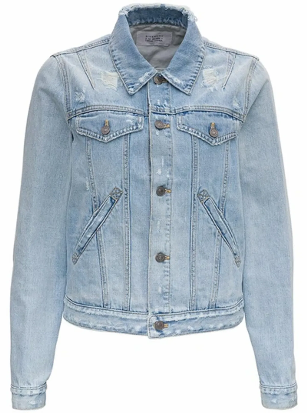 Givenchy Denim Logo Print Blue Jacket | WHAT’S ON THE STAR?