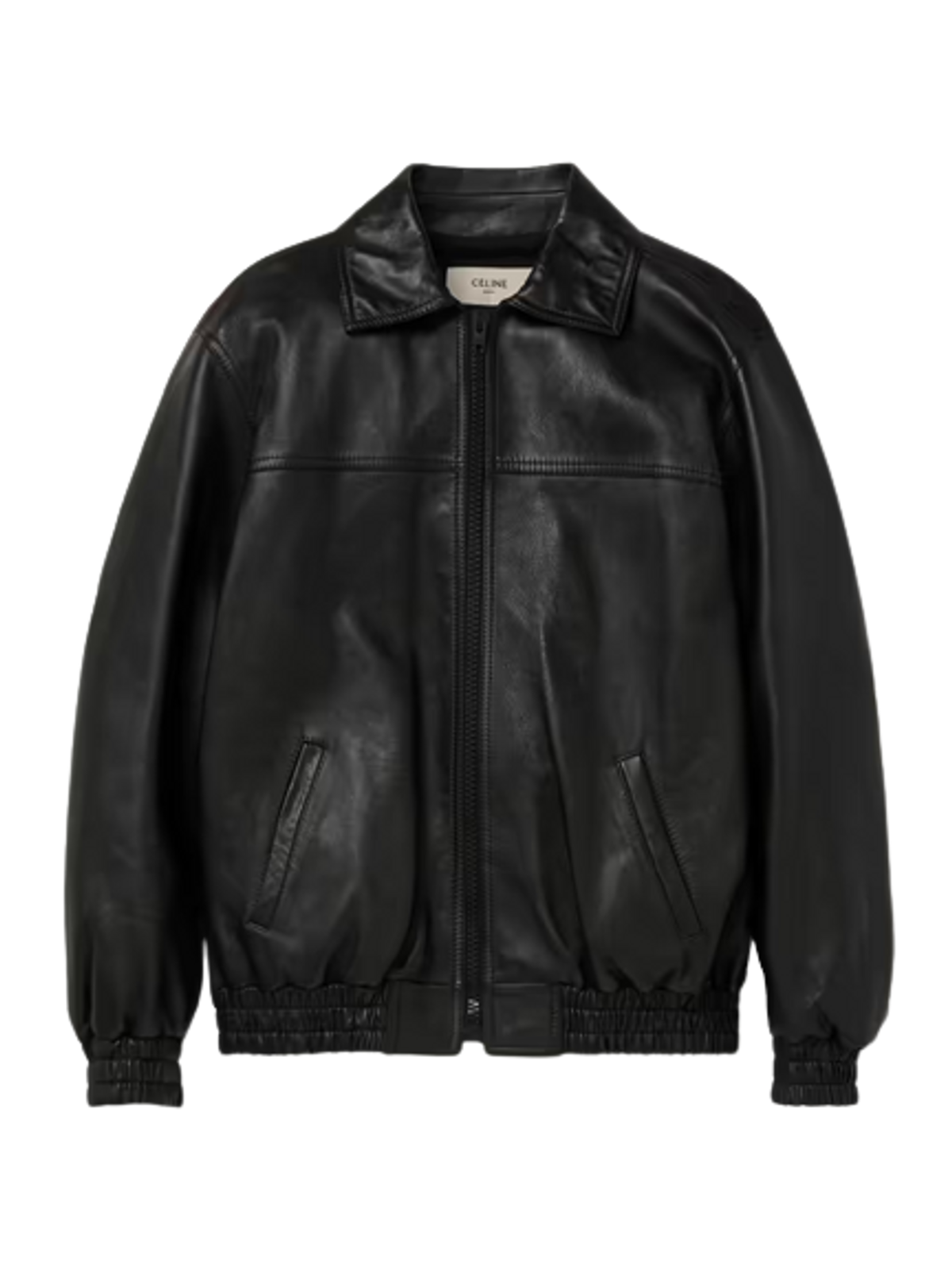 Celine Black Fringed Leather Blouson Jacket | WHAT’S ON THE STAR?