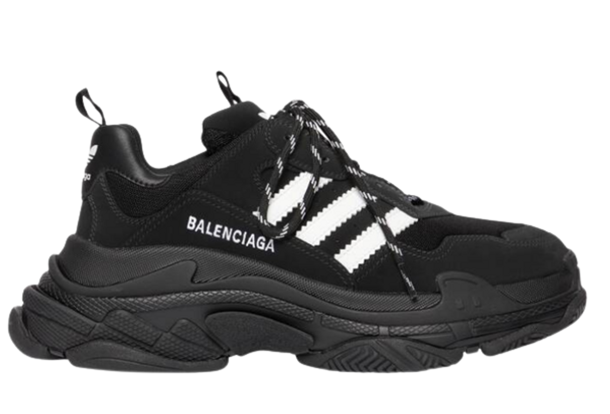 Adidas × Balenciaga Triple S Black Sneakers | WHAT’S ON THE STAR?