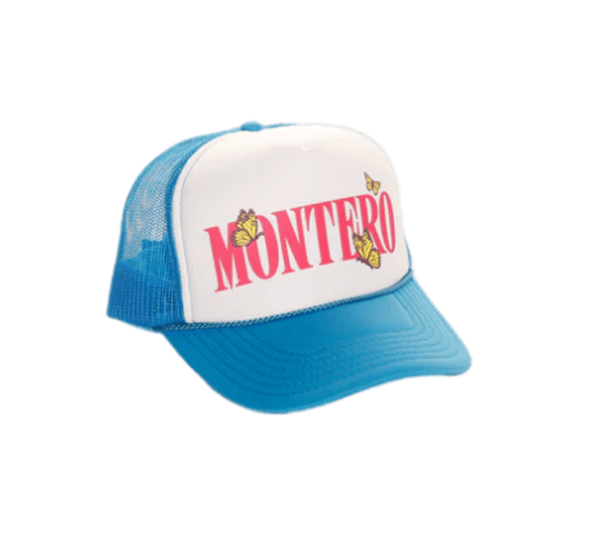 Lil Nas X Merch 2022 Neon Blue Trucker Hat | WHAT’S ON THE STAR?