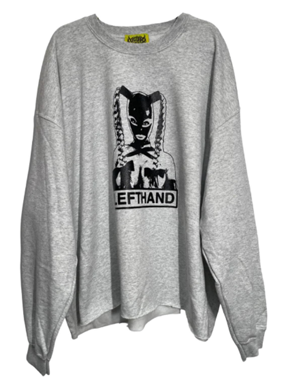 Left Hand LA Grey Gimp Crewneck | WHAT’S ON THE STAR?