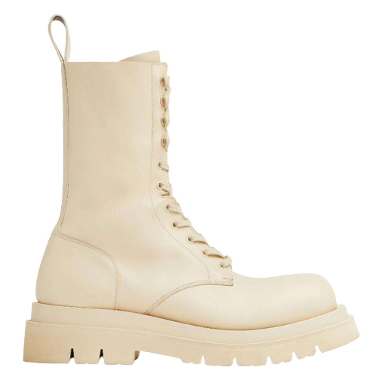 Bottega Veneta Lace Up Sea Salt Boots | WHAT’S ON THE STAR?