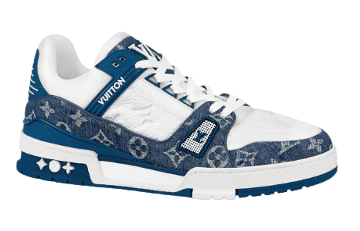 Louis Vuitton Blue Lv Trainer Sneakers | WHAT’S ON THE STAR?