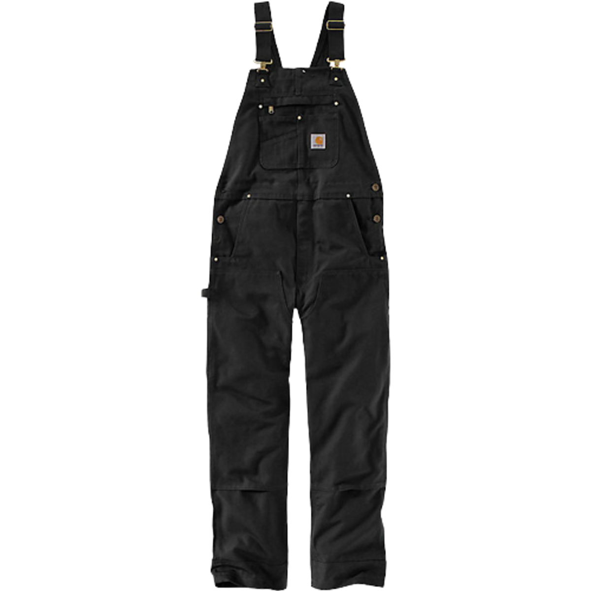 Carhartt Duck Bib Black Logo Overalls | WHAT’S ON THE STAR?