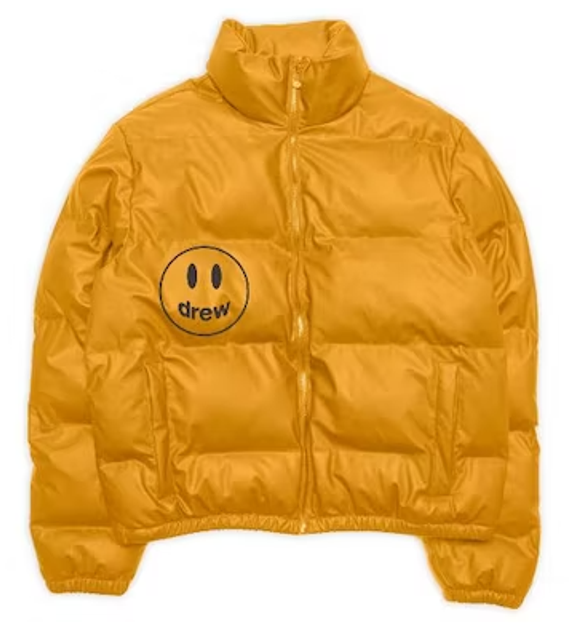 Drew House Golden Yellow Mascot Puffer Jacket | WHAT’S ON THE STAR?