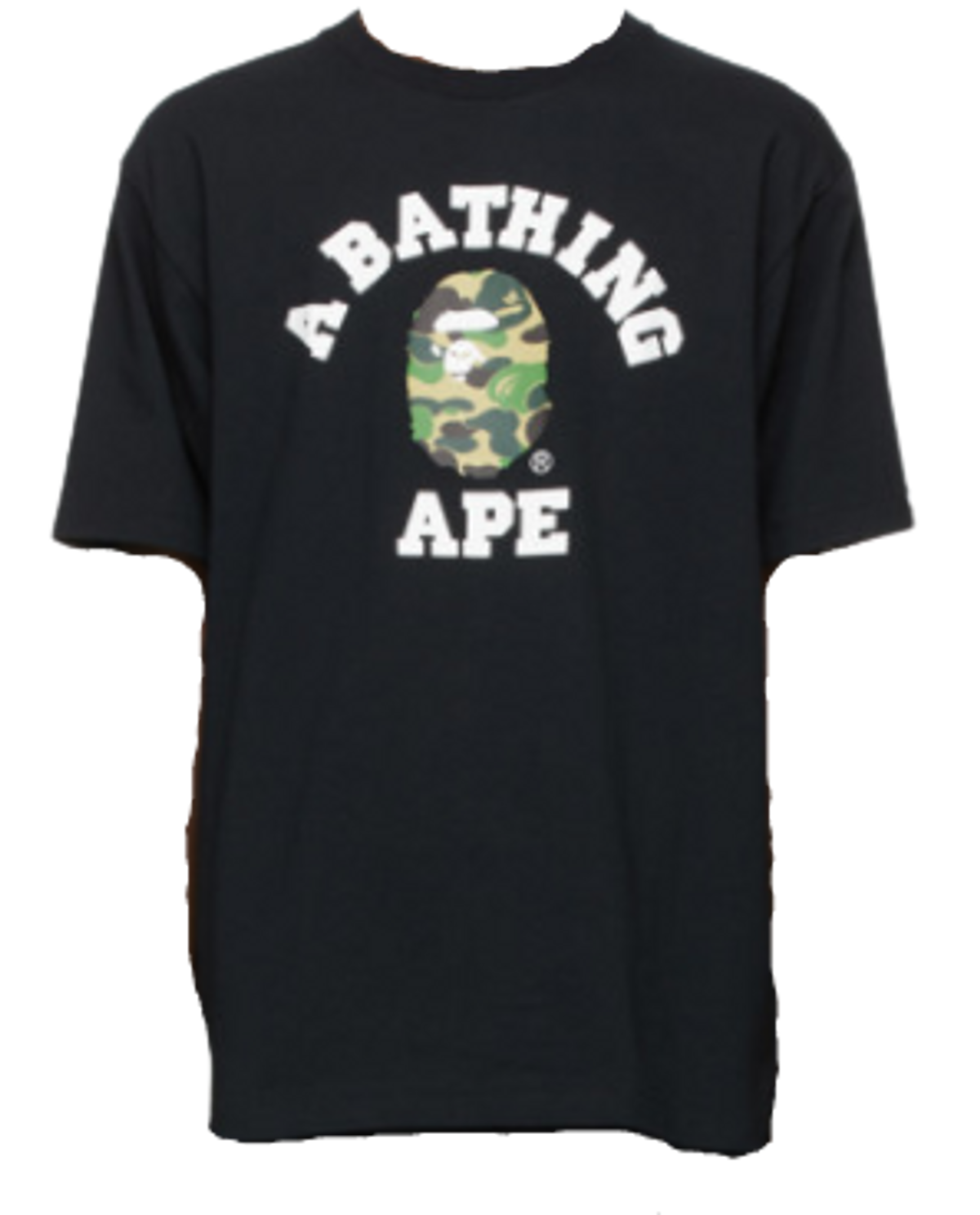 Bape Black Camo College T-Shirt | WHAT’S ON THE STAR?