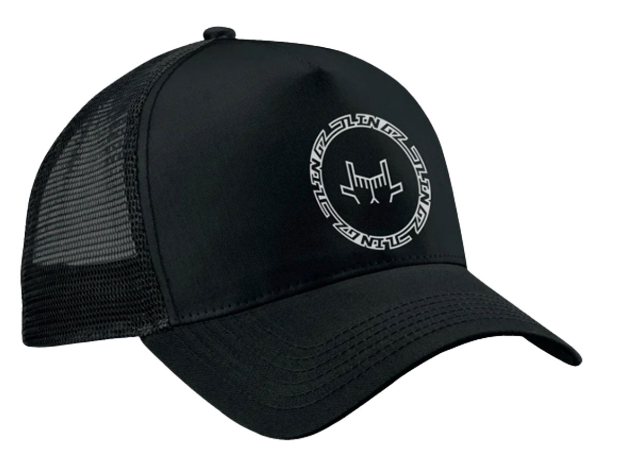 JLingz Circular Logo Double Black Cap | WHAT’S ON THE STAR?