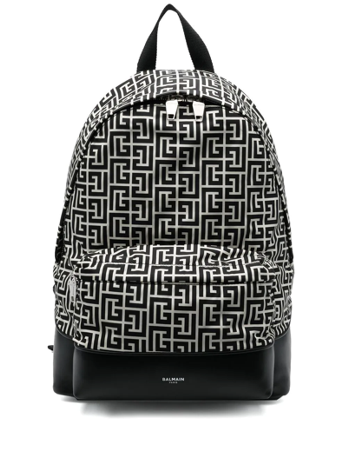 Balmain Logo Print Panelled Backpack | WHAT’S ON THE STAR?