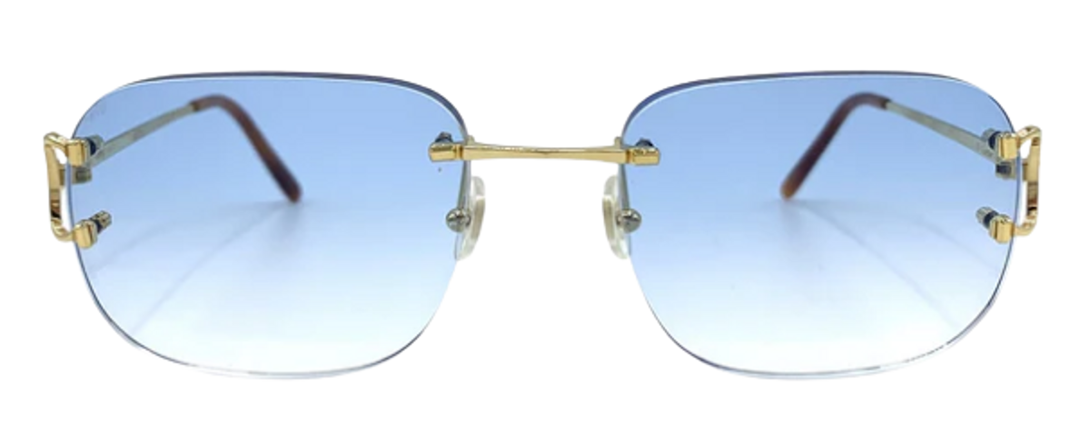 Cartier 920 Custom Gold Sunglasses | WHAT’S ON THE STAR?