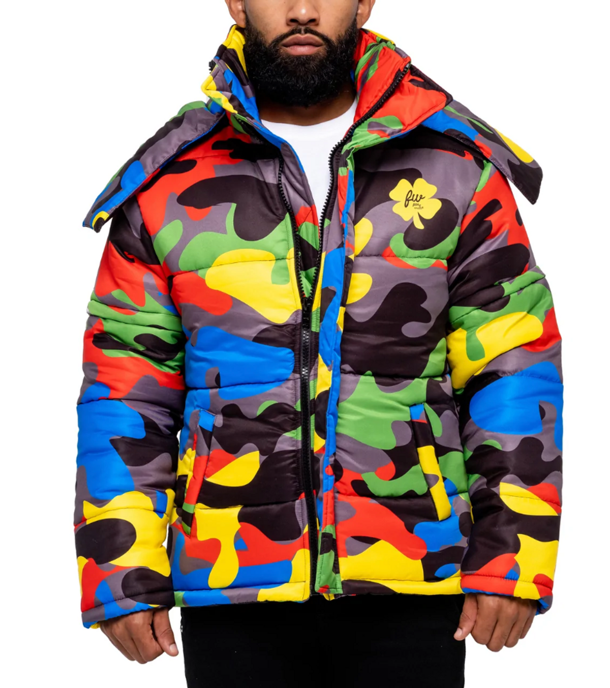 Filthy Wealth Camo Oversized Jacket | WHAT’S ON THE STAR?