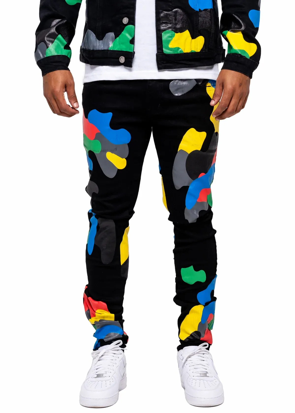 Filthy Wealth Black Camo Denim Jeans | WHAT’S ON THE STAR?