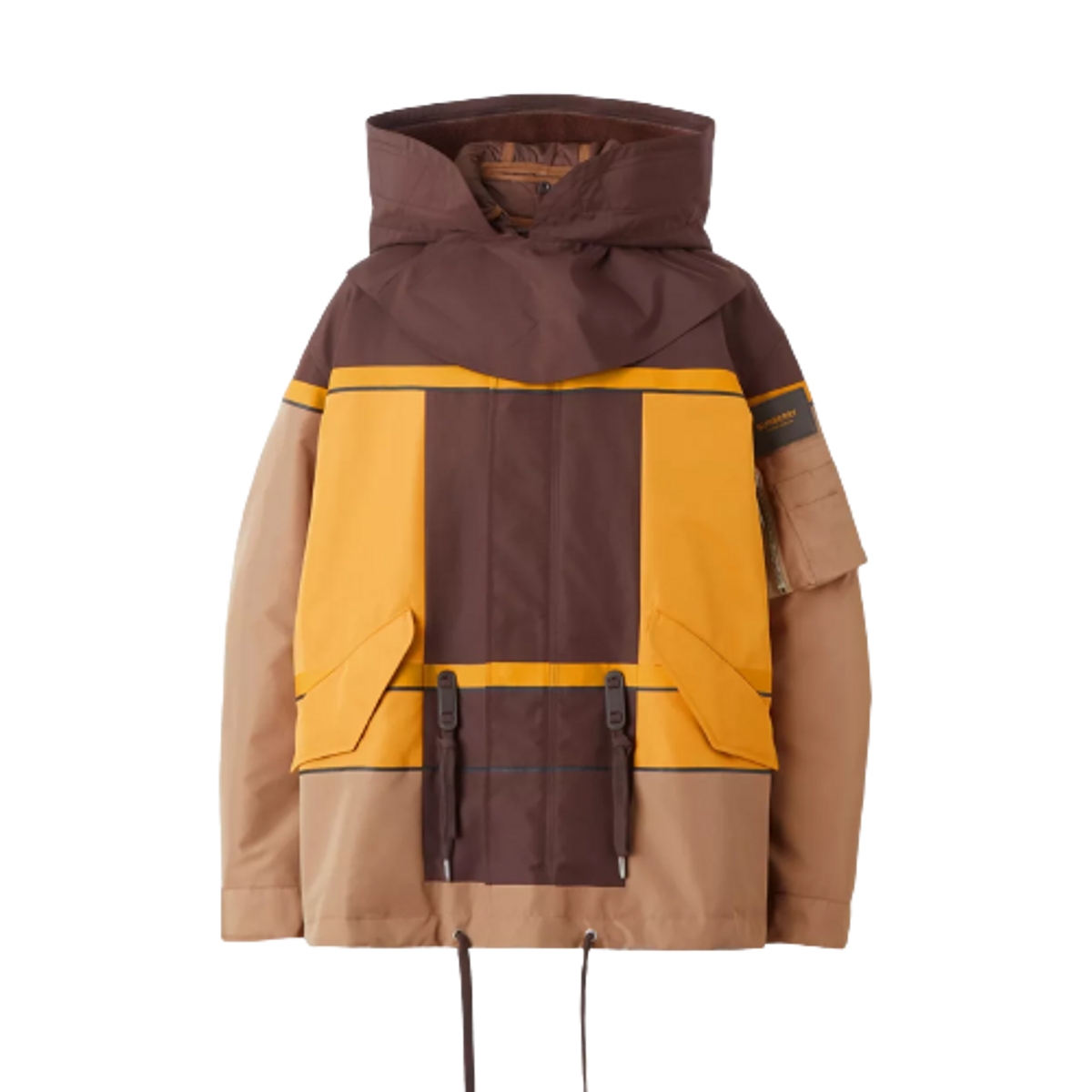 Burberry Colour Block Oversized Parka | WHAT’S ON THE STAR?