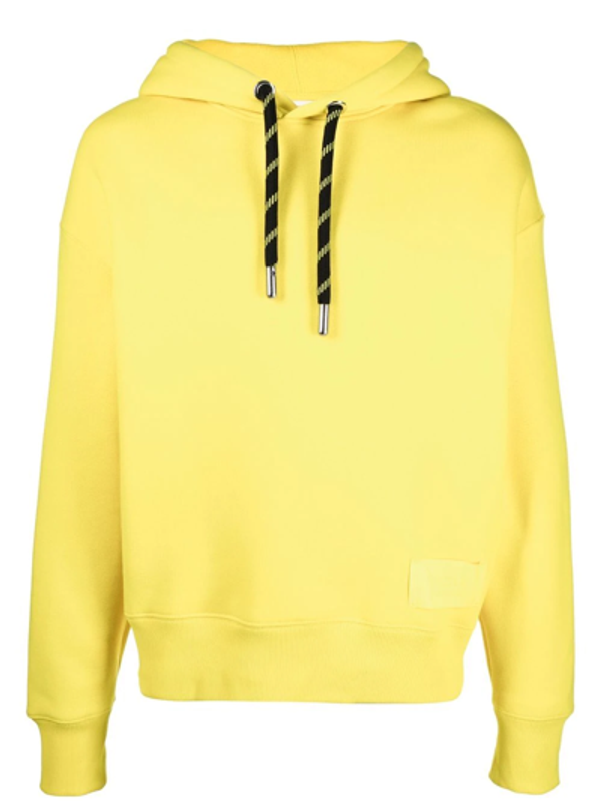 Ami Ami Paris Hoodie With Satin Label In Yellow | WHAT’S ON THE STAR?