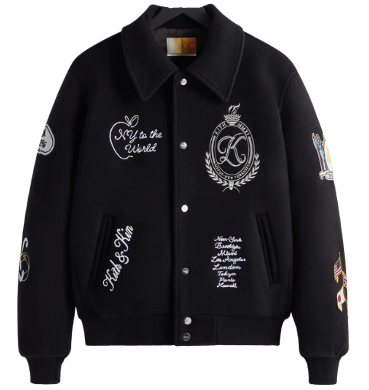 Kith Black Wool Coaches Jacket | WHAT’S ON THE STAR?