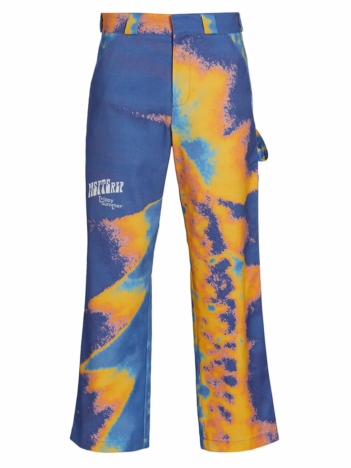MSFTSrep Cotton Printed Workwear Pants | WHAT’S ON THE STAR?