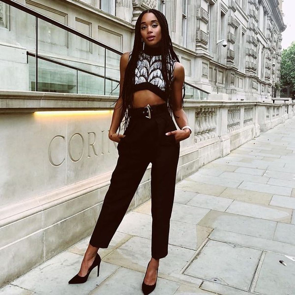 Laura Harrier: Outfits, Clothes, Style and Fashion | WHAT’S ON THE STAR?