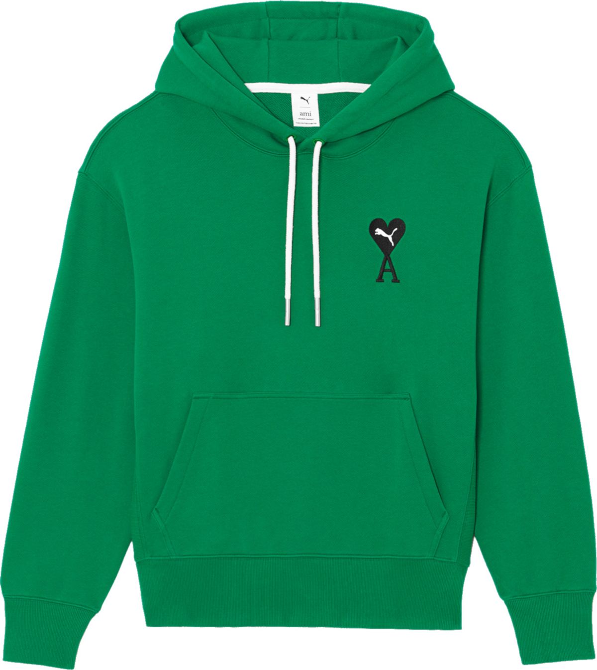 Puma × Ami Green Puma Edition Hoodie In Verdant Green | WHAT’S ON THE STAR?