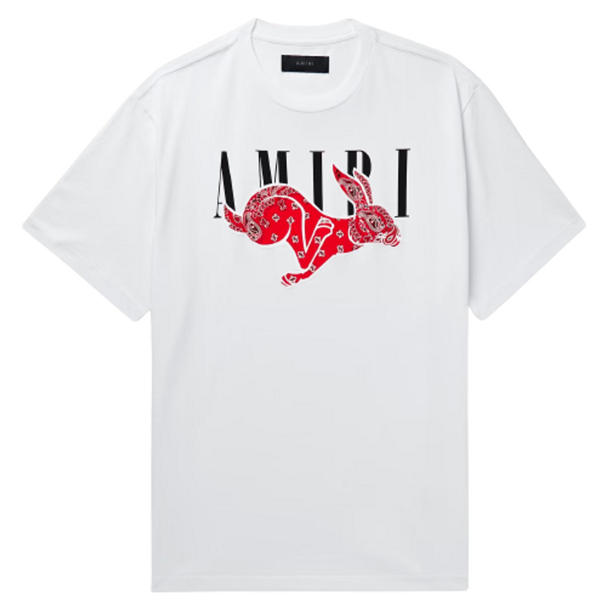 Amiri Logo-Print Cotton-Jersey White T-Shirt | WHAT’S ON THE STAR?