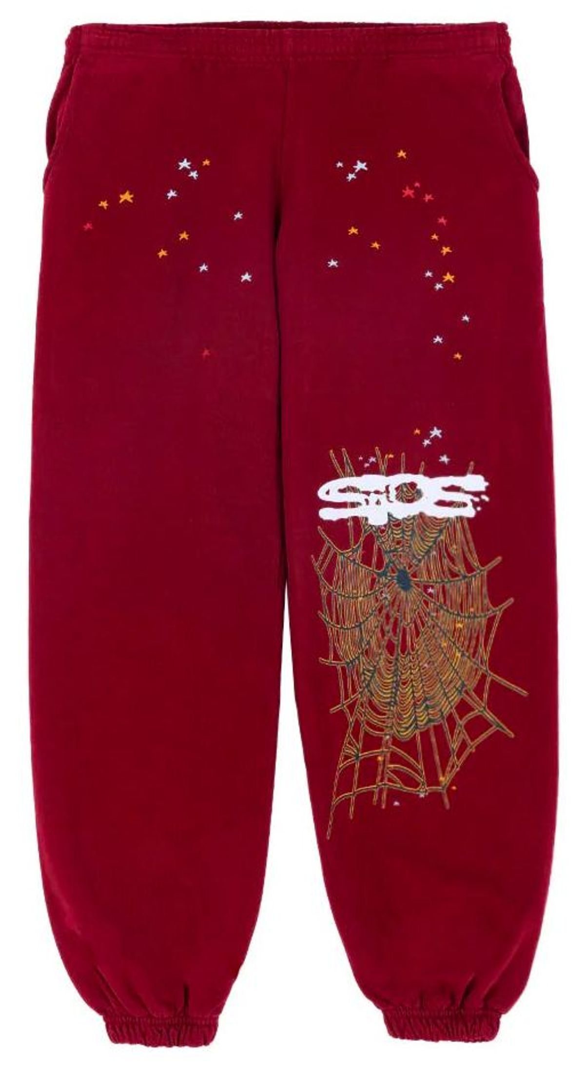 Spider Worldwide Sp5Der Web Print Sweatpants | WHAT’S ON THE STAR?
