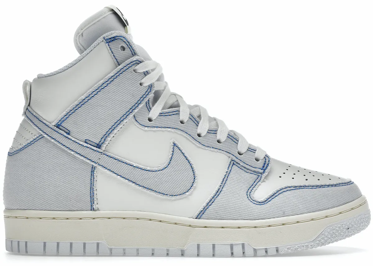 Nike Dunk High 1985 Blue Denim Sneakers | WHAT’S ON THE STAR?