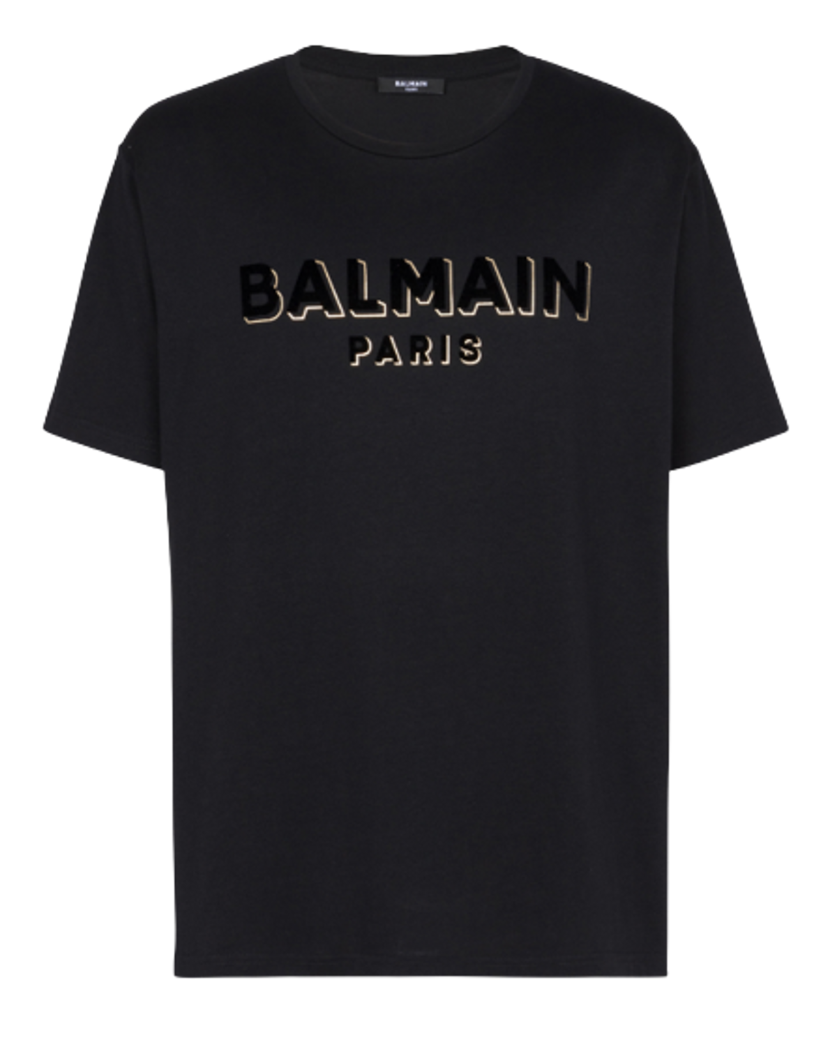 Balmain Black Cotton T-Shirt | WHAT’S ON THE STAR?