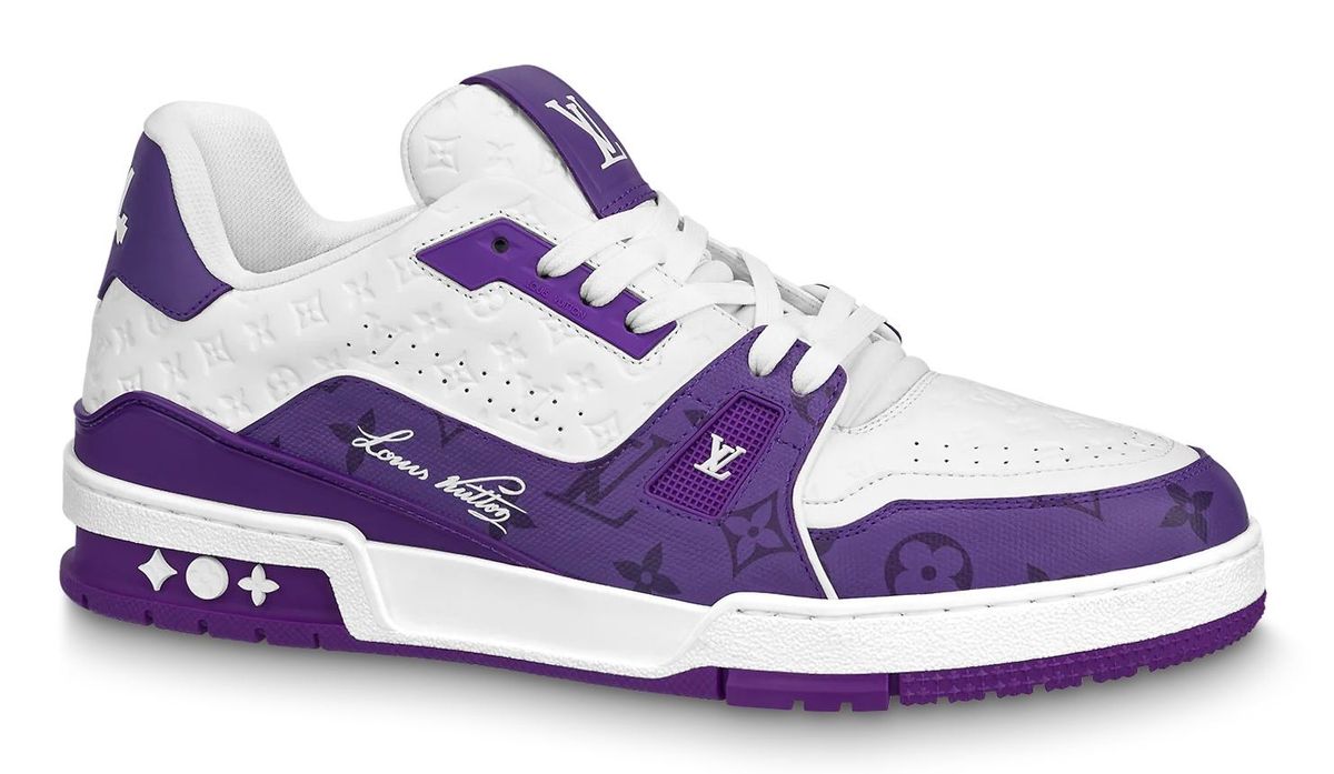 Louis Vuitton LV Purple Trainer Sneakers | WHAT’S ON THE STAR?