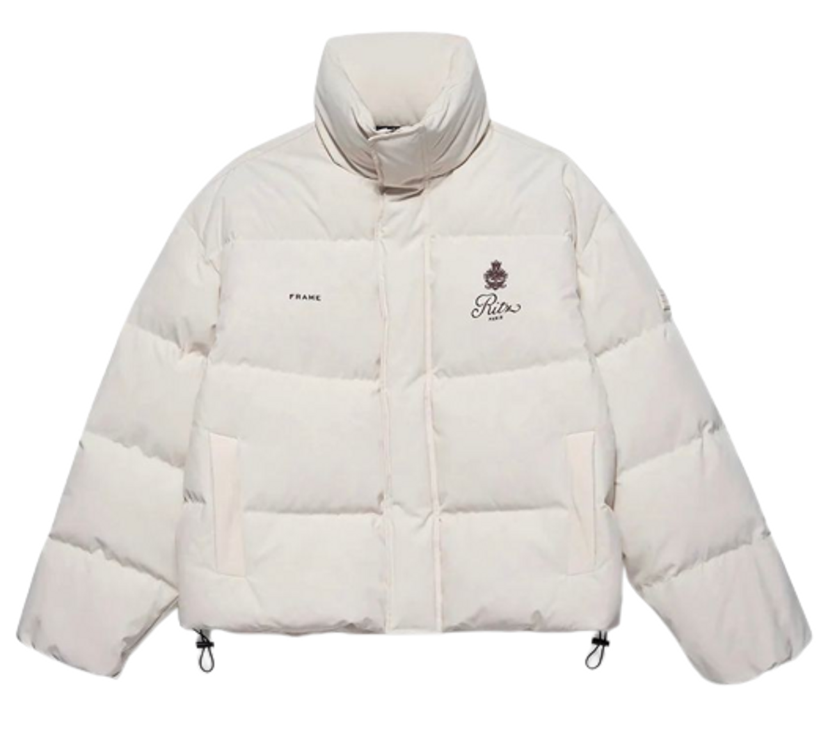 Frame Ritz Cream Puffer Jacket | WHAT’S ON THE STAR?