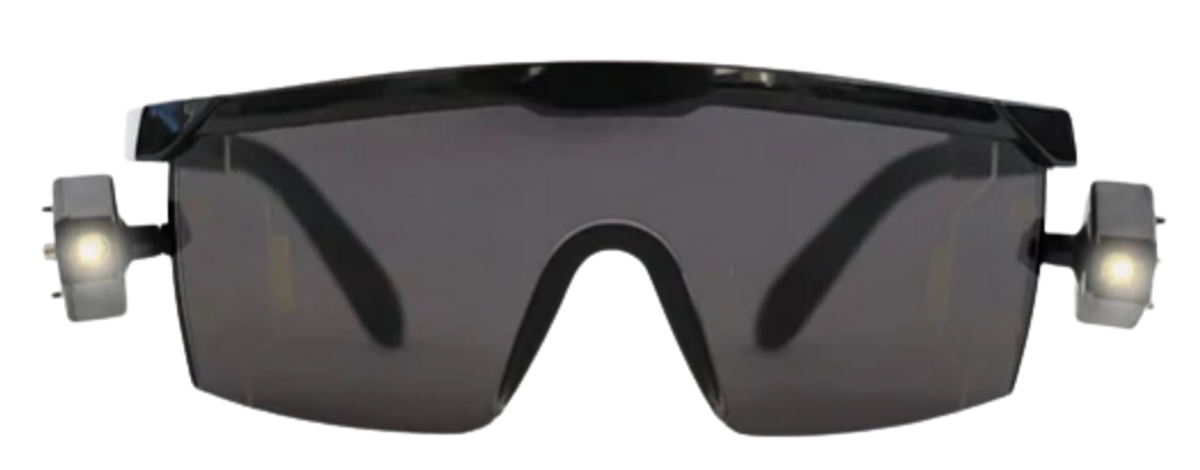 J Balvin × Tombogo Black Lava Led Scouter Glasses | WHAT’S ON THE STAR?