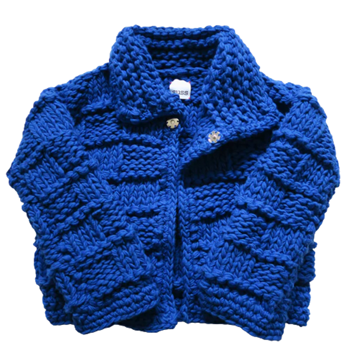 Suss Hand Knit Blue Jacket | WHAT’S ON THE STAR?