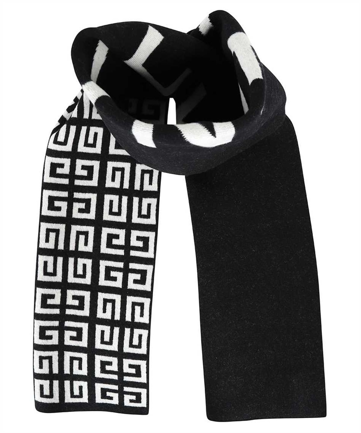 Givenchy Black White Monogram Scarf | WHAT’S ON THE STAR?