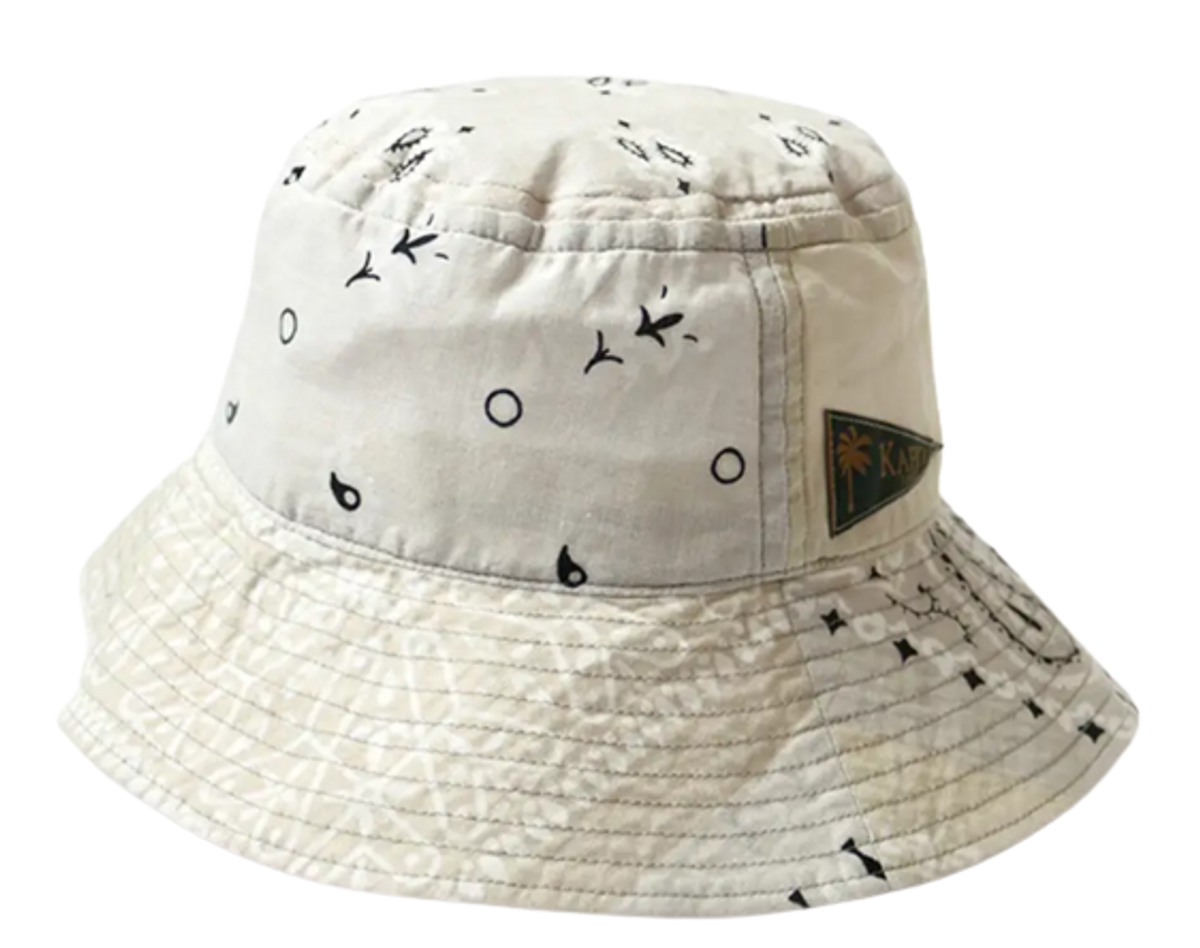Kapital Bandana White Patchwork Bucket Hat | WHAT’S ON THE STAR?