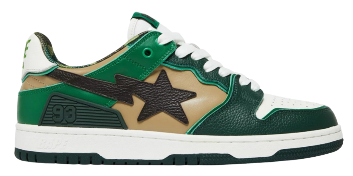 Bape ABC Camo Green Sneakers | WHAT’S ON THE STAR?