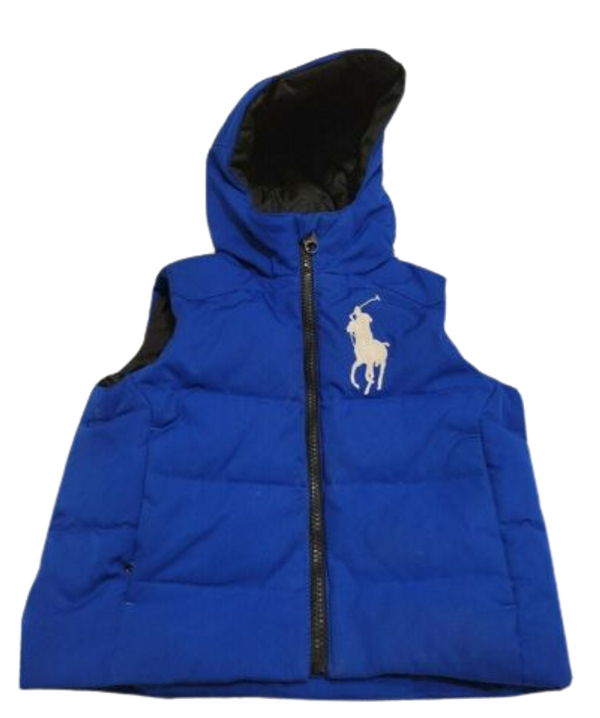 Ralph Lauren Blue Puffer Vest Hoodie | WHAT’S ON THE STAR?