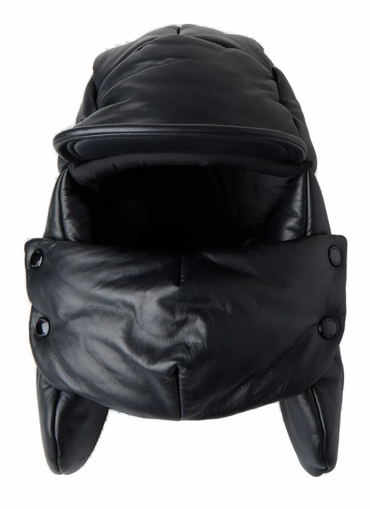 Burberry Black Quilted Leather Ushanka Cap | WHAT’S ON THE STAR?