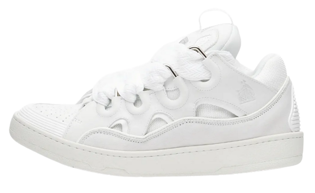Lanvin Curb White Sneakers | WHAT’S ON THE STAR?