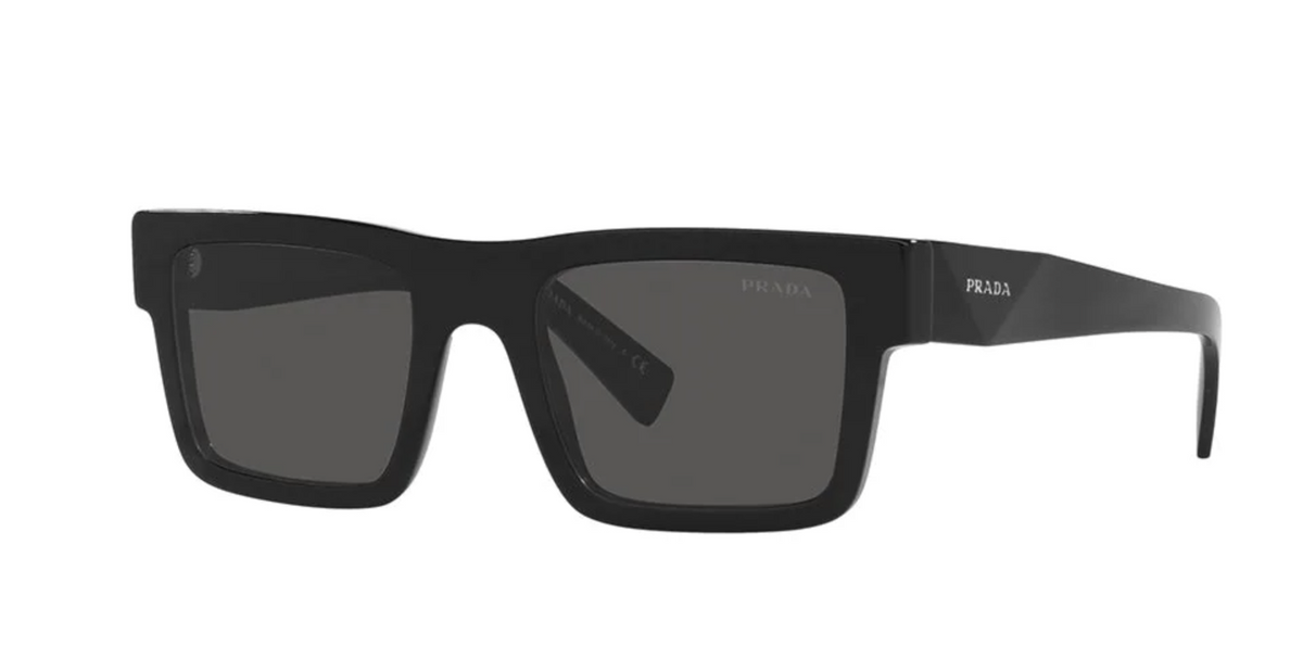 Prada Square-Frame Tinted Black Sunglasses | WHAT’S ON THE STAR?