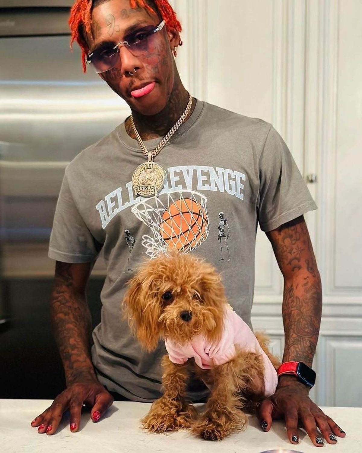 Famous Dex Outfit from January 13, 2023 | WHAT’S ON THE STAR?