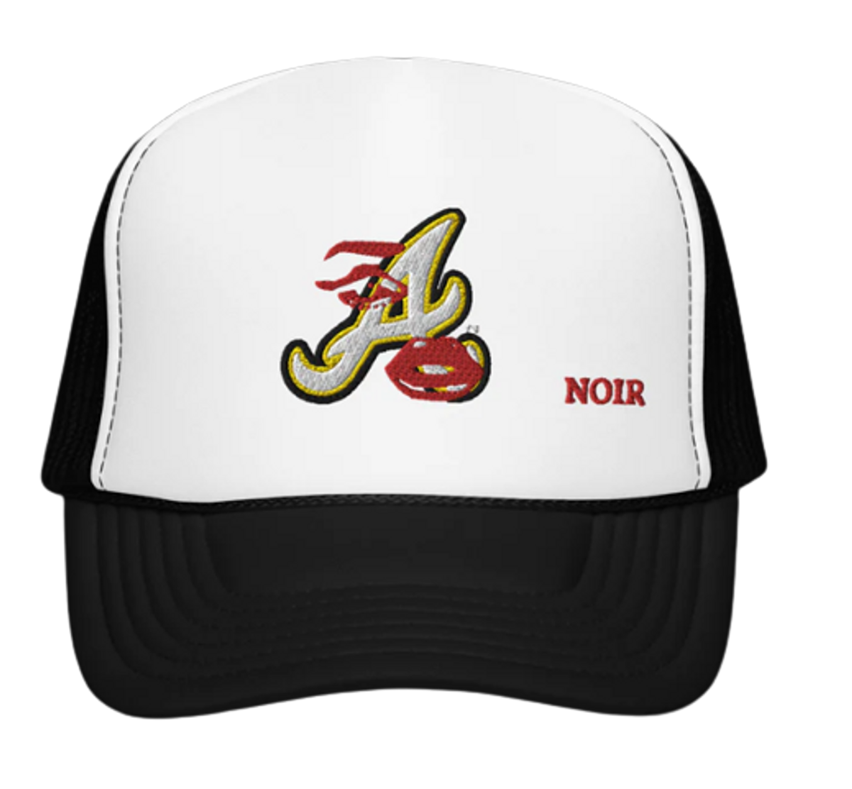 La Noir Atlanta Black White Trucker Hat | WHAT’S ON THE STAR?