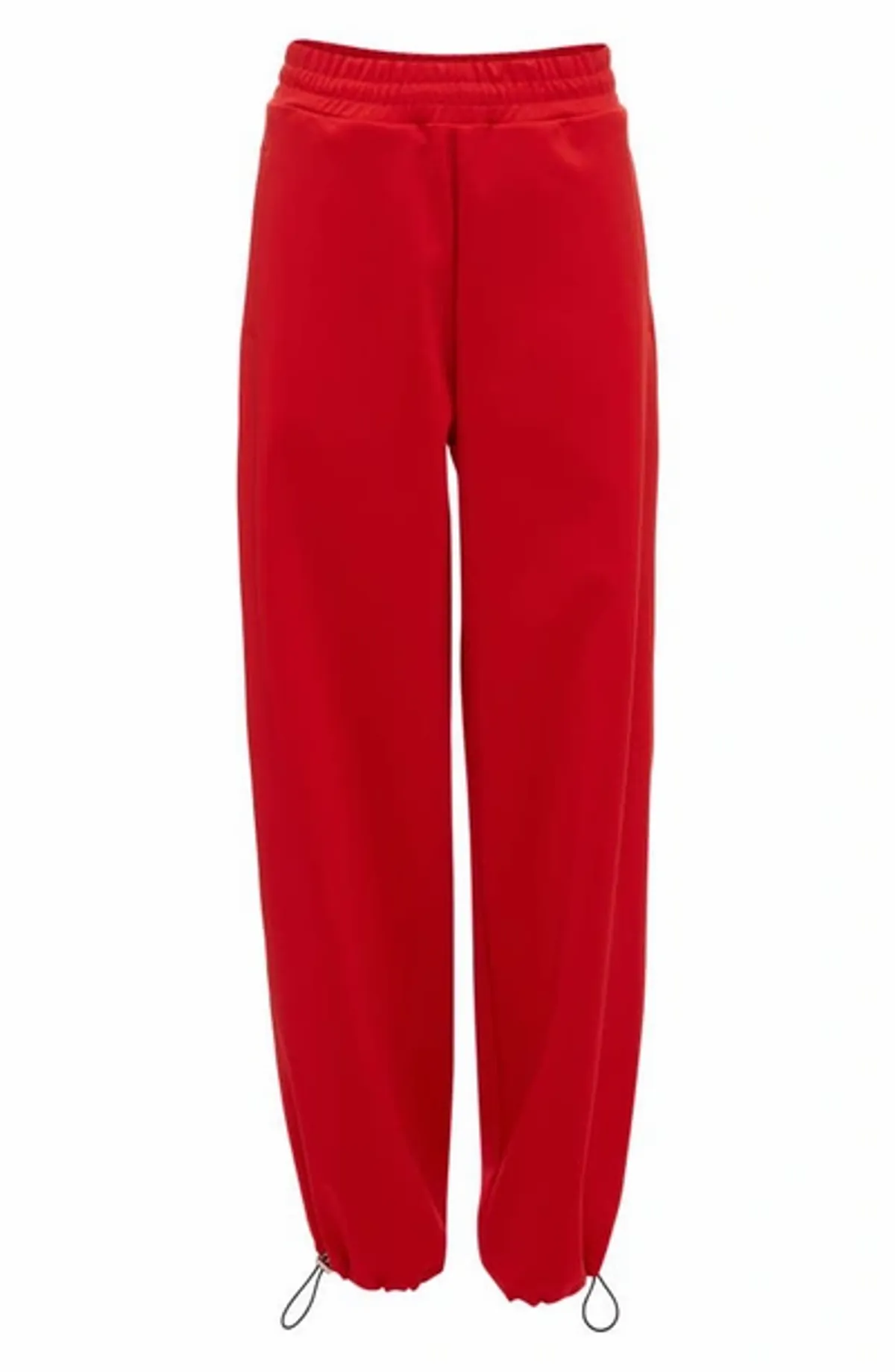 JW Anderson Drawstring Cuff Red Track Pants | WHAT’S ON THE STAR?