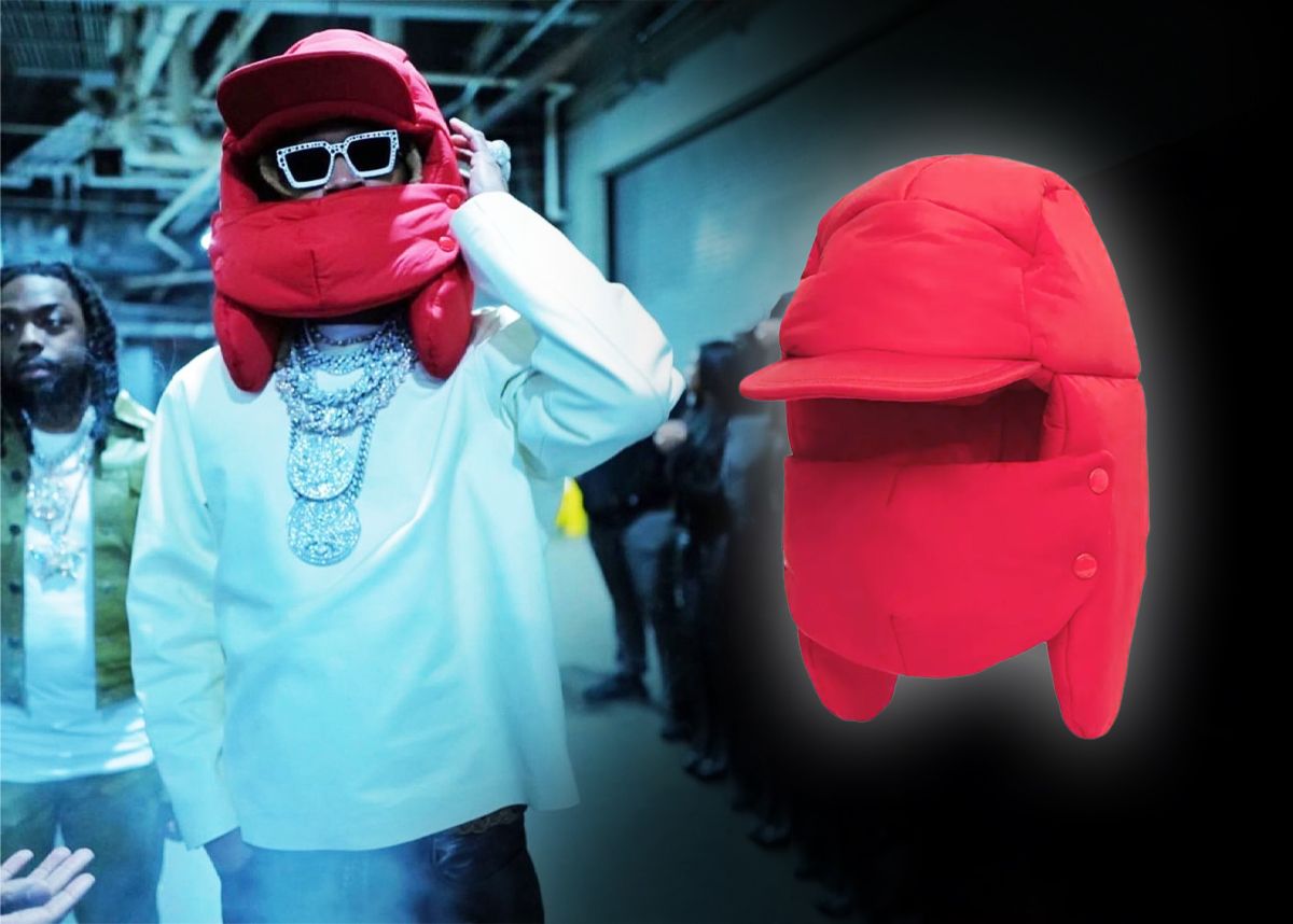 Future Rocks a Quilted Helmet from Burberry's 2023 | WHAT’S ON THE STAR?