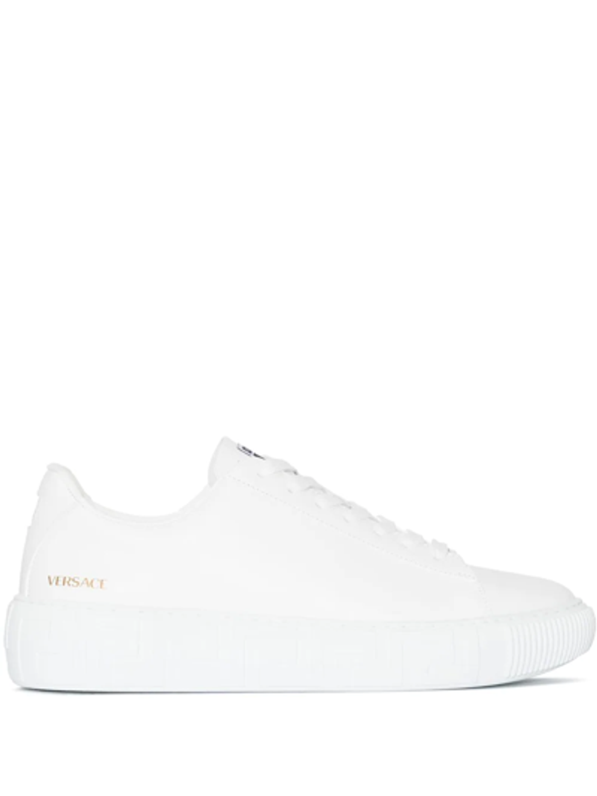 Versace Canvas Low Top White Sneakers | WHAT’S ON THE STAR?