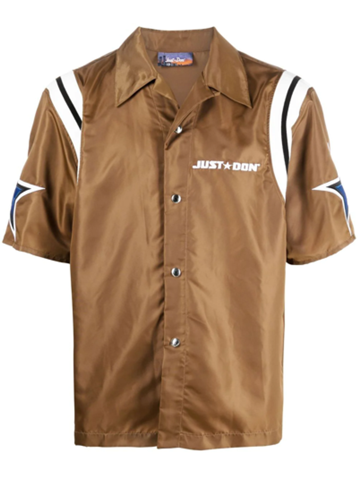Just Don Star Patch Graphic Print Shirt | WHAT’S ON THE STAR?