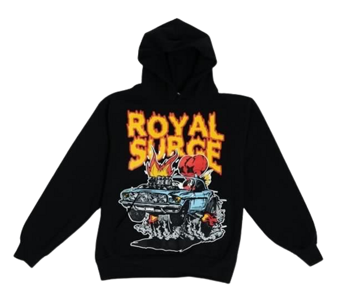 Royal Surge Black Logo Hoodie | WHAT’S ON THE STAR?